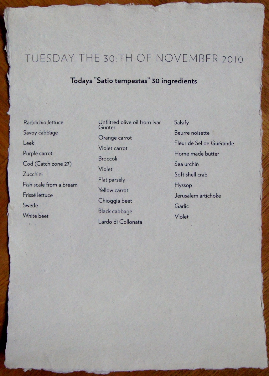 Restaurant menu collection [E-H]