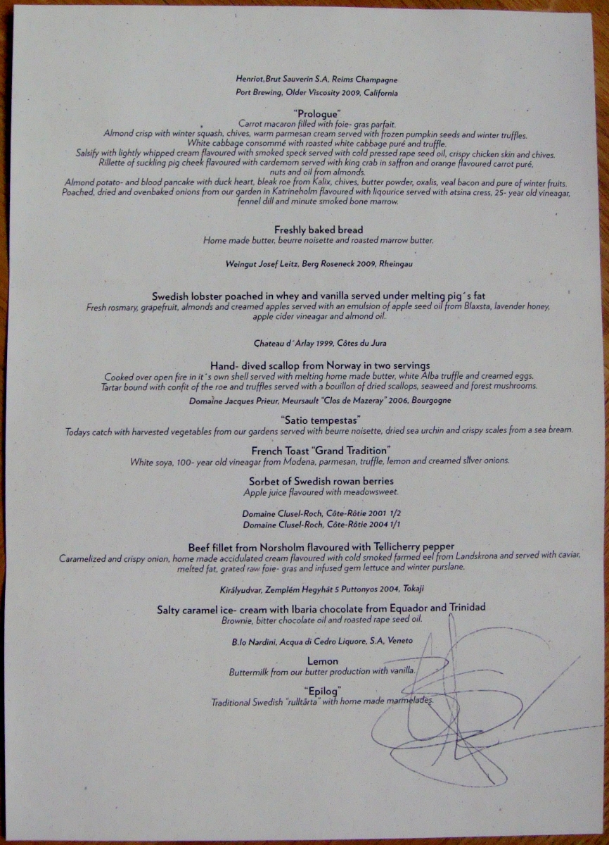 Restaurant menu collection [E-H]